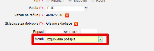 Dodajanje vzroka za izdajo dobropisa - MetaKocka Blog